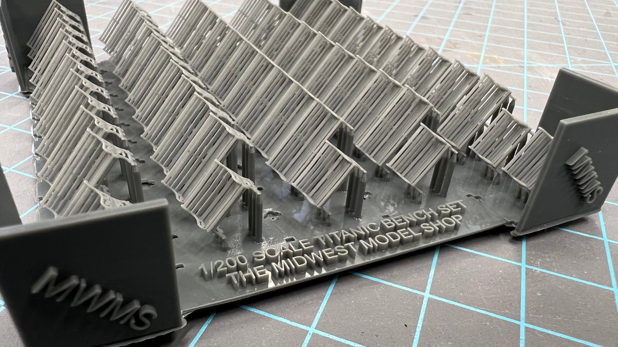 1/200 Titanic Bench Set – The Midwest Model Shop