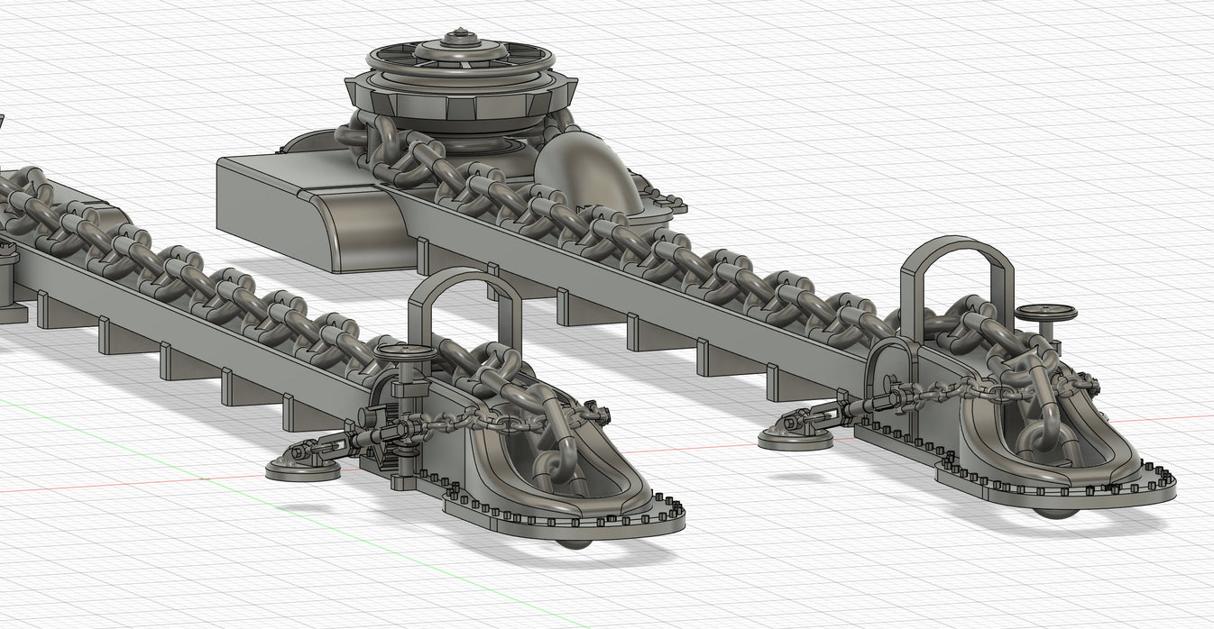 1/200 Titanic & Olympic Anchor Chain Set – The Midwest Model Shop